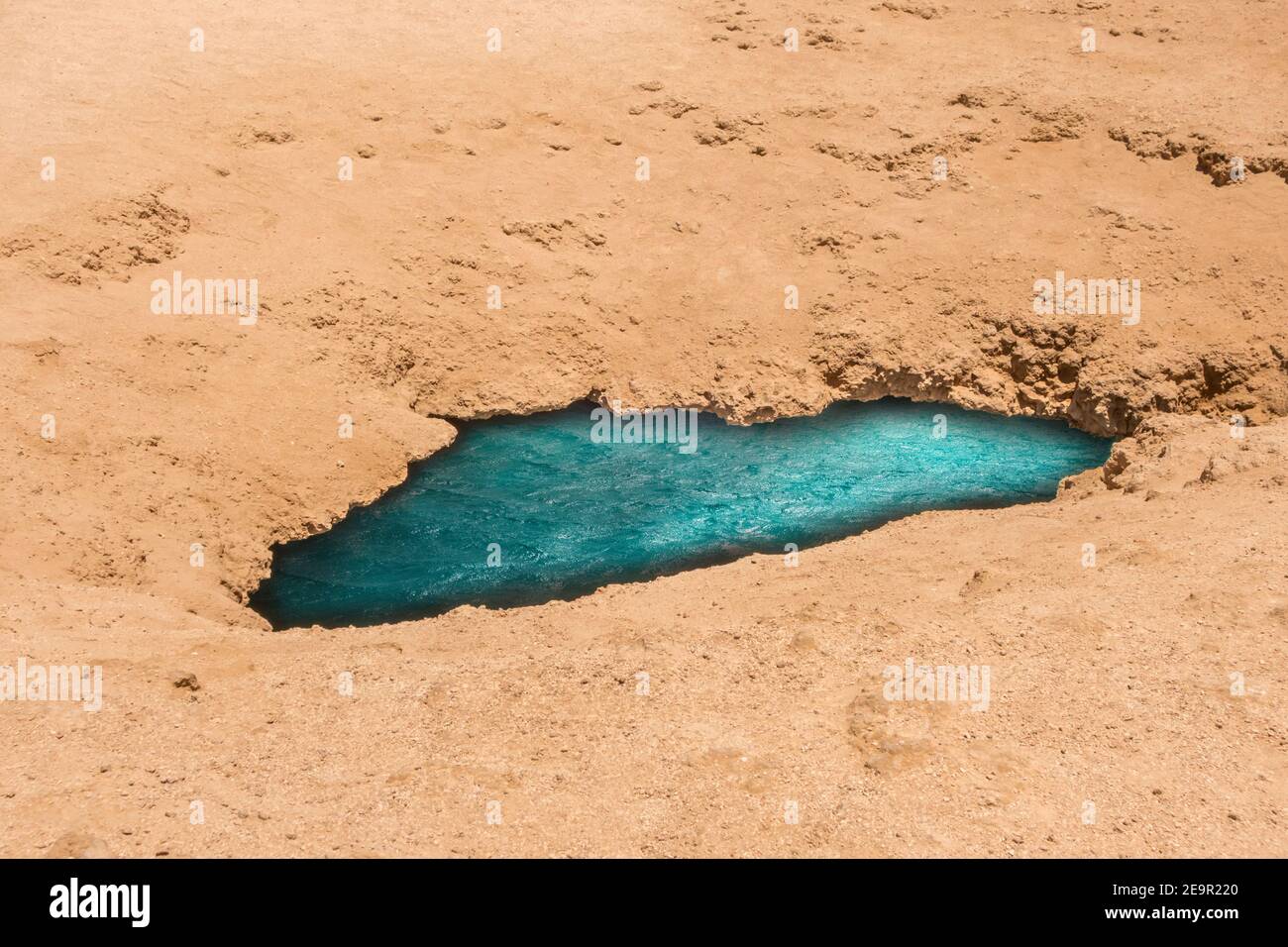 Desert mountains great earth crack, national park in Egypt Red Sea ...