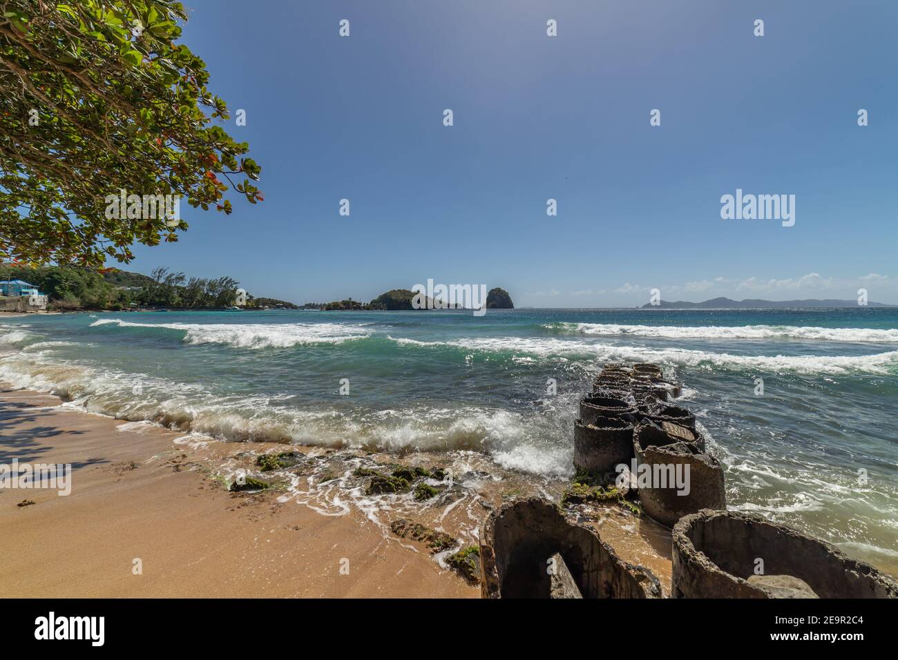 Saint Vincent and the Grenadines, Indian Bay Stock Photo - Alamy