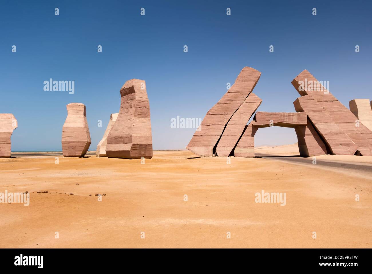 Gate stone Ras Mohammed National Park ecosystems desert landscape ...