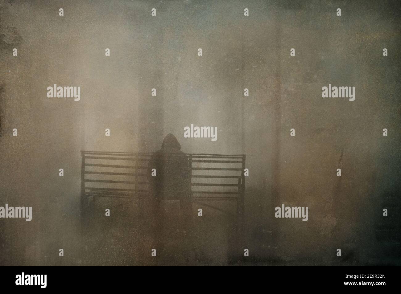 Spooky bench hi-res stock photography and images - Alamy