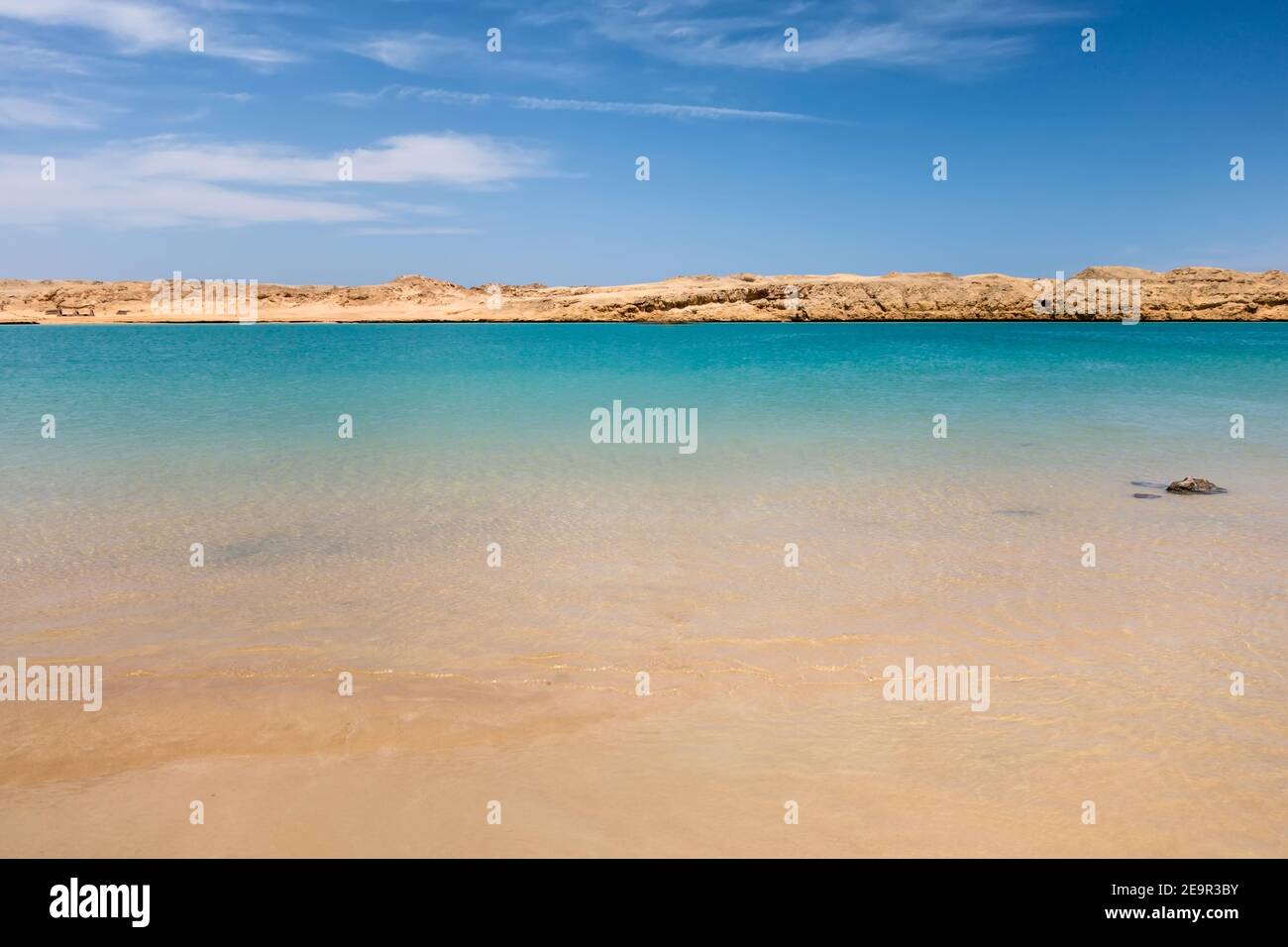 Landscape Magic lake Hidden bay ecosystems Ras Mohammed National Park ...