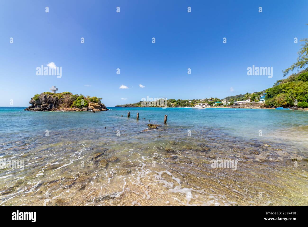 Saint Vincent and the Grenadines, Indian Bay Stock Photo - Alamy