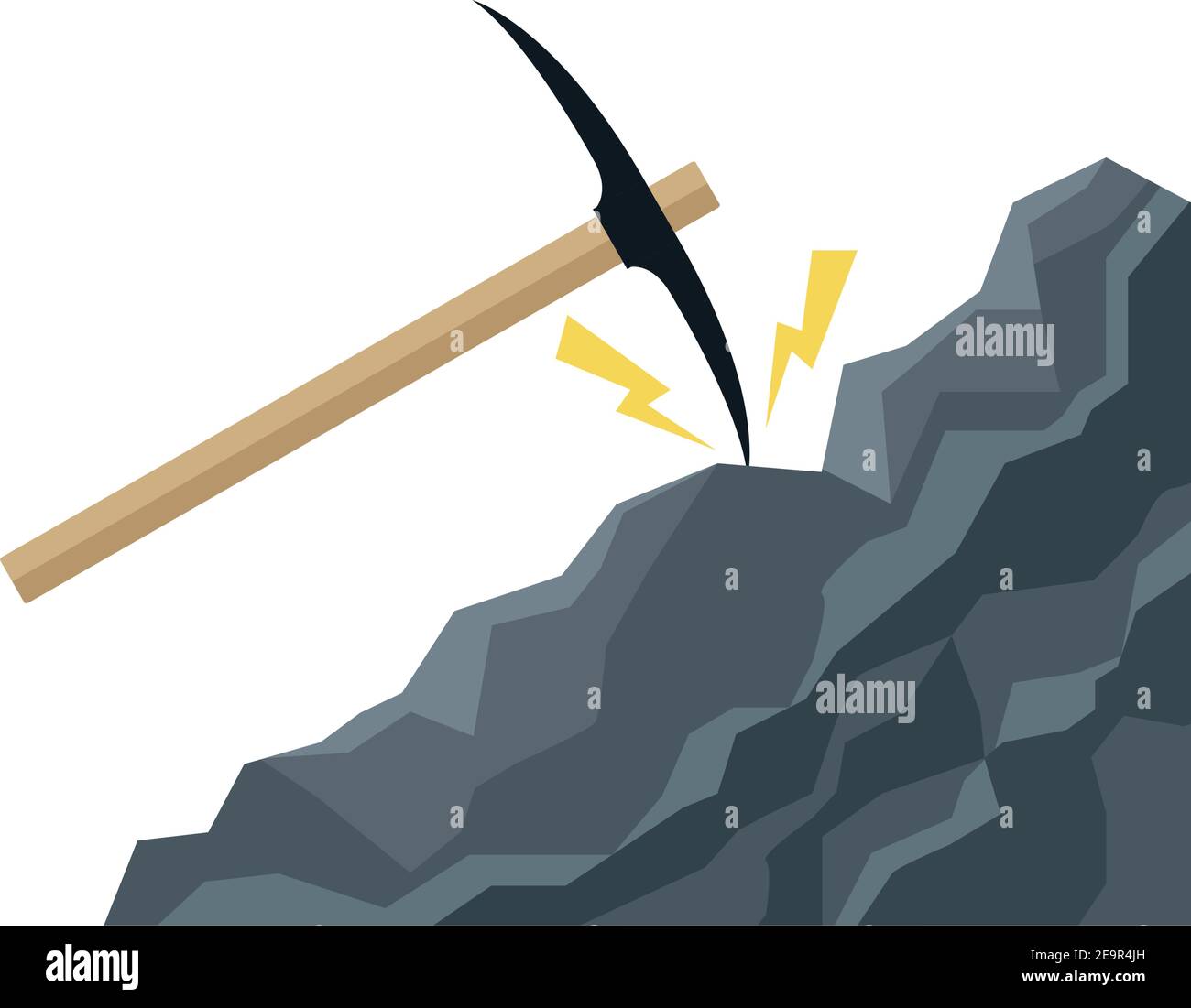 Pick axe soil Stock Vector Images - Alamy