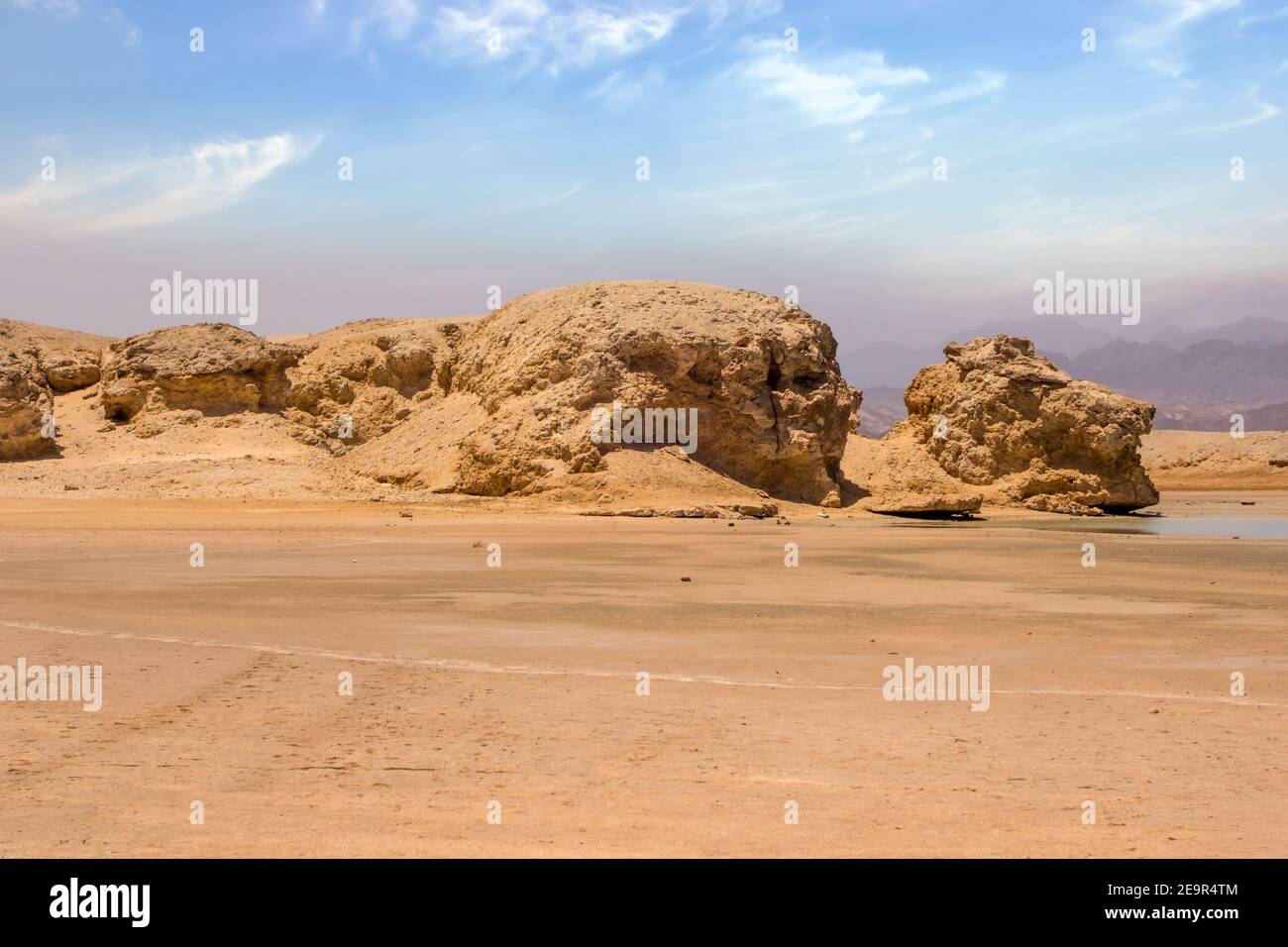 Landscape Sinai mountains most famous Ras Mohamed National Park. Head ...