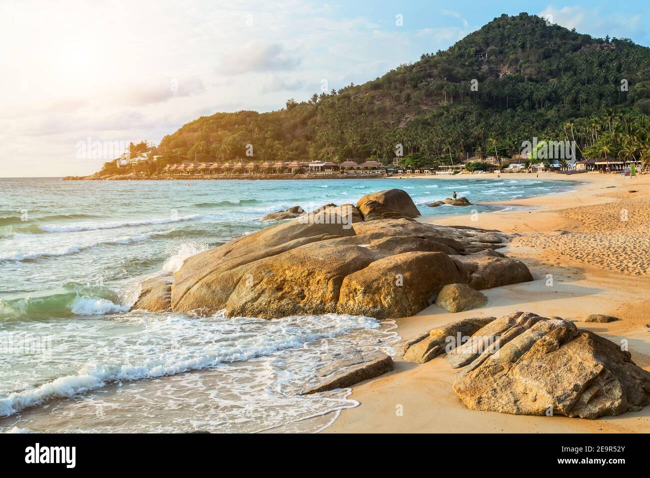 Amazing beach beautiful seascape panorama Stock Photo - Alamy