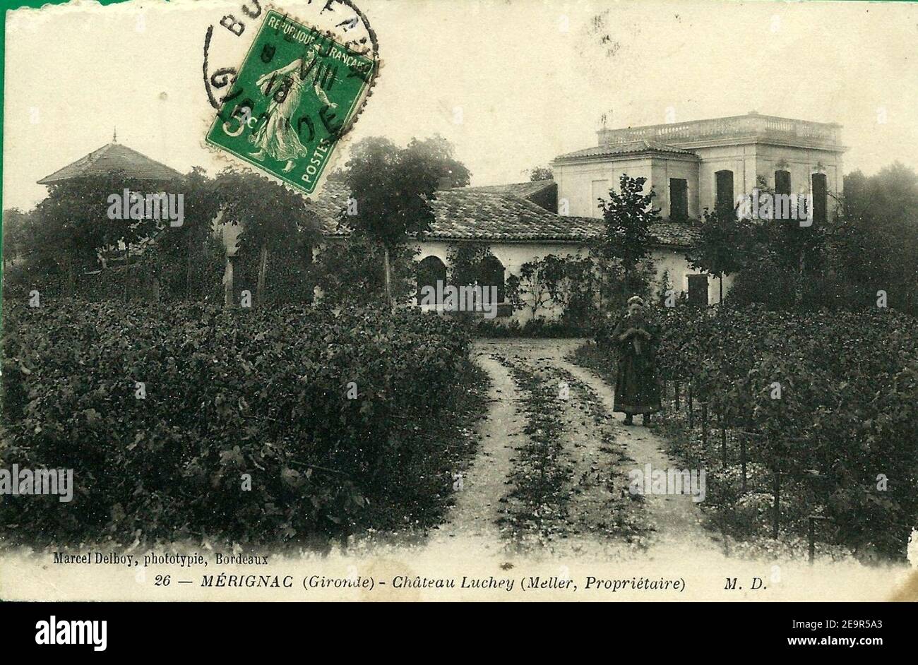 Mérignac - château Luchey Stock Photo - Alamy