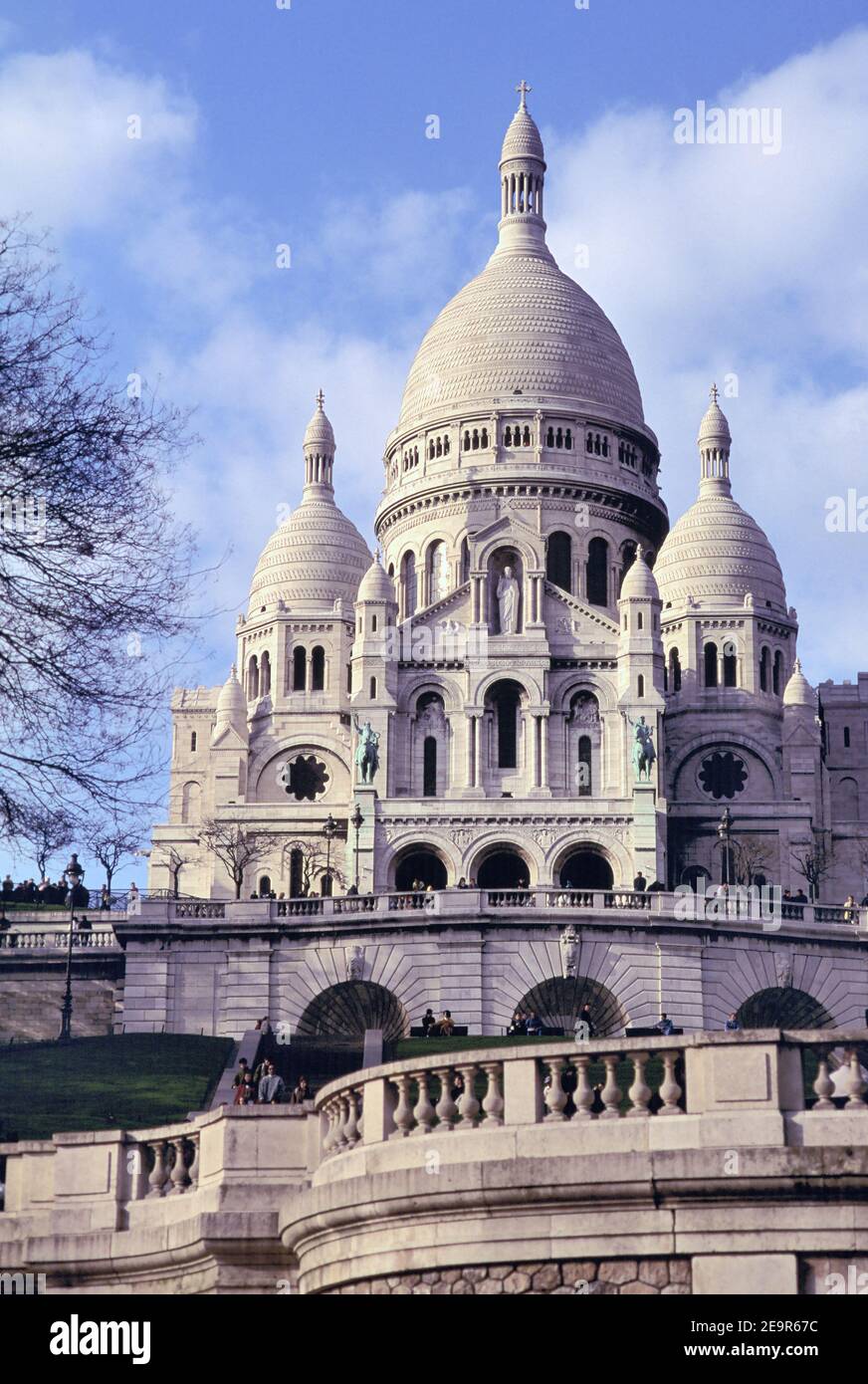Paris, France. The Sacré-Cœur Basilica also known as the Basilica of ...