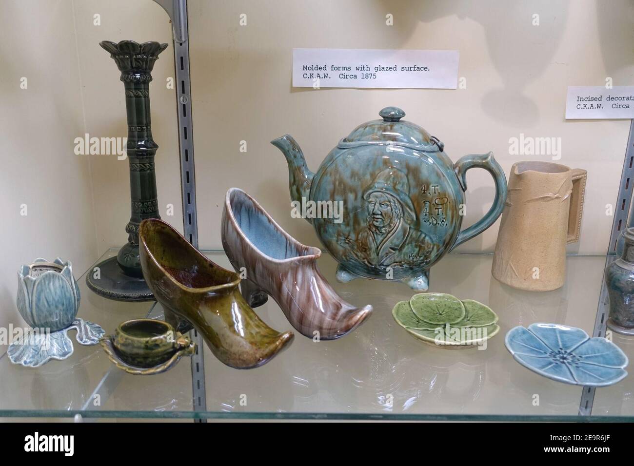 Molded forms with glazed surfaces, Chelsea Keramic Art Works, c. 1875 ...