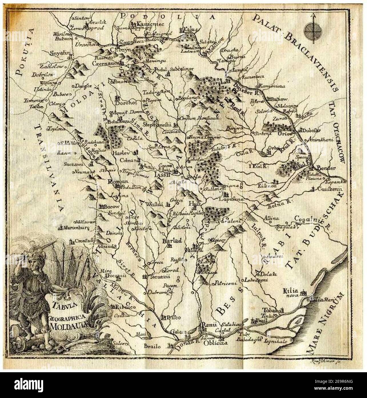 Moldova - Descriptio Moldaviae Stock Photo - Alamy