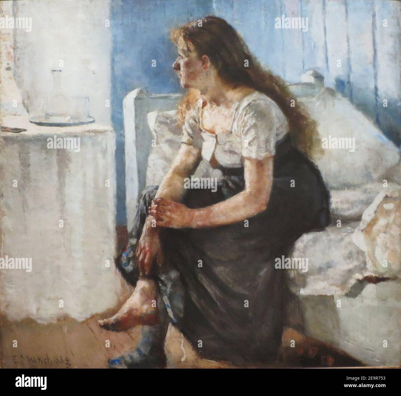 'Morning' by Edvard Munch, 1884 Stock Photo - Alamy