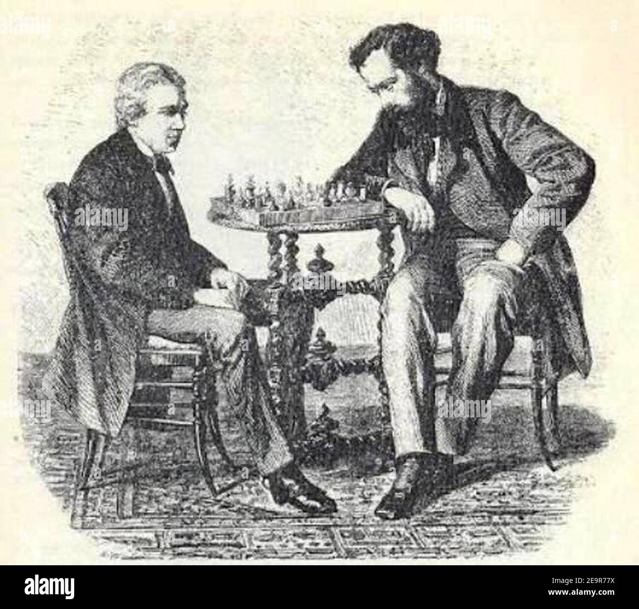 Morphy-De Rivière, Paris 1858 Stock Photo - Alamy