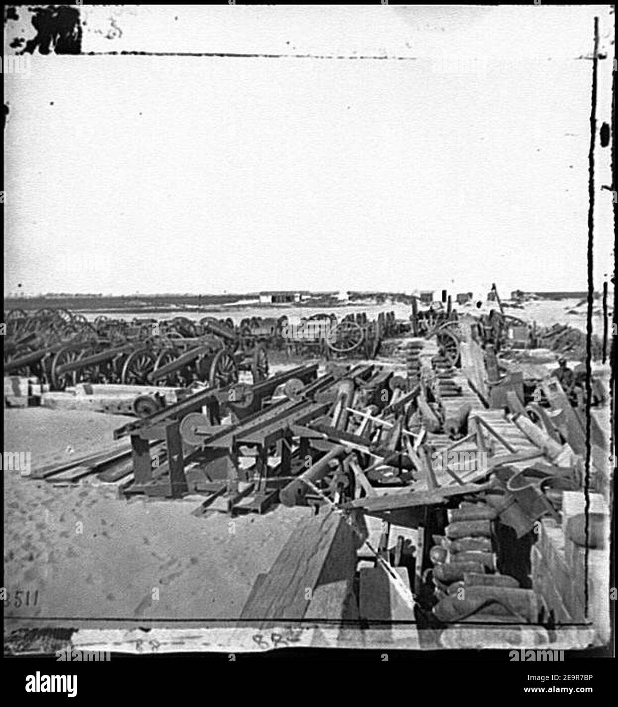 Morris Island, S.C. Ordnance depot Stock Photo - Alamy