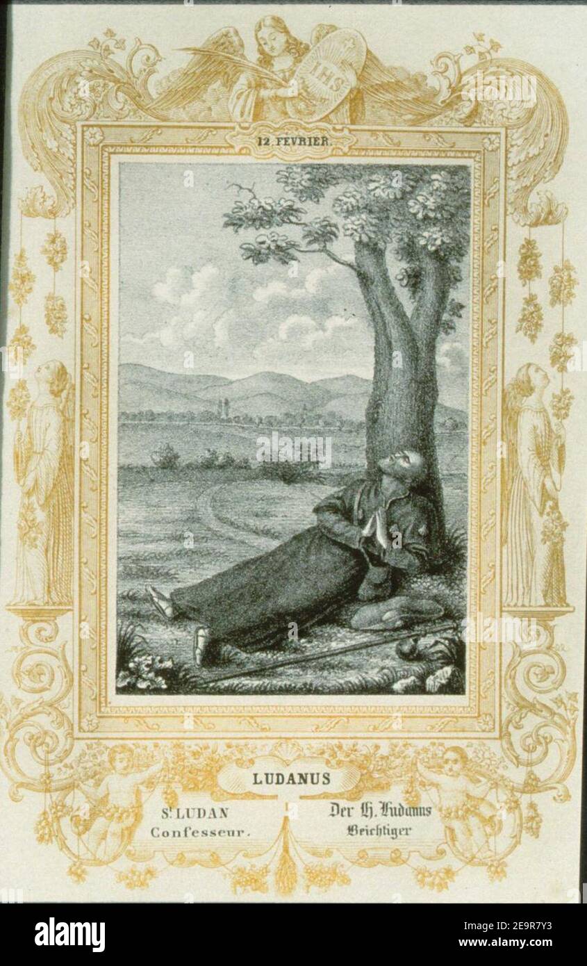 Mort de Saint Ludan Stock Photo - Alamy