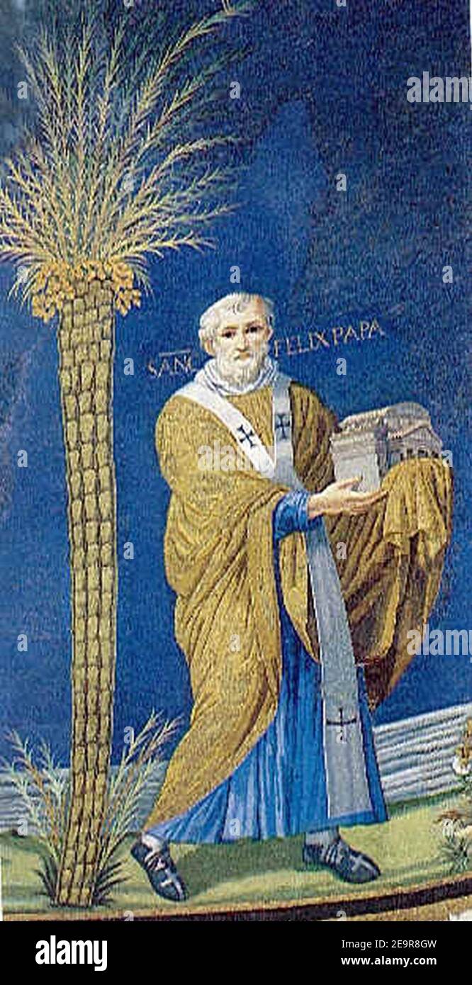 Cosma e damiano rome mosaic hi-res stock photography and images - Alamy