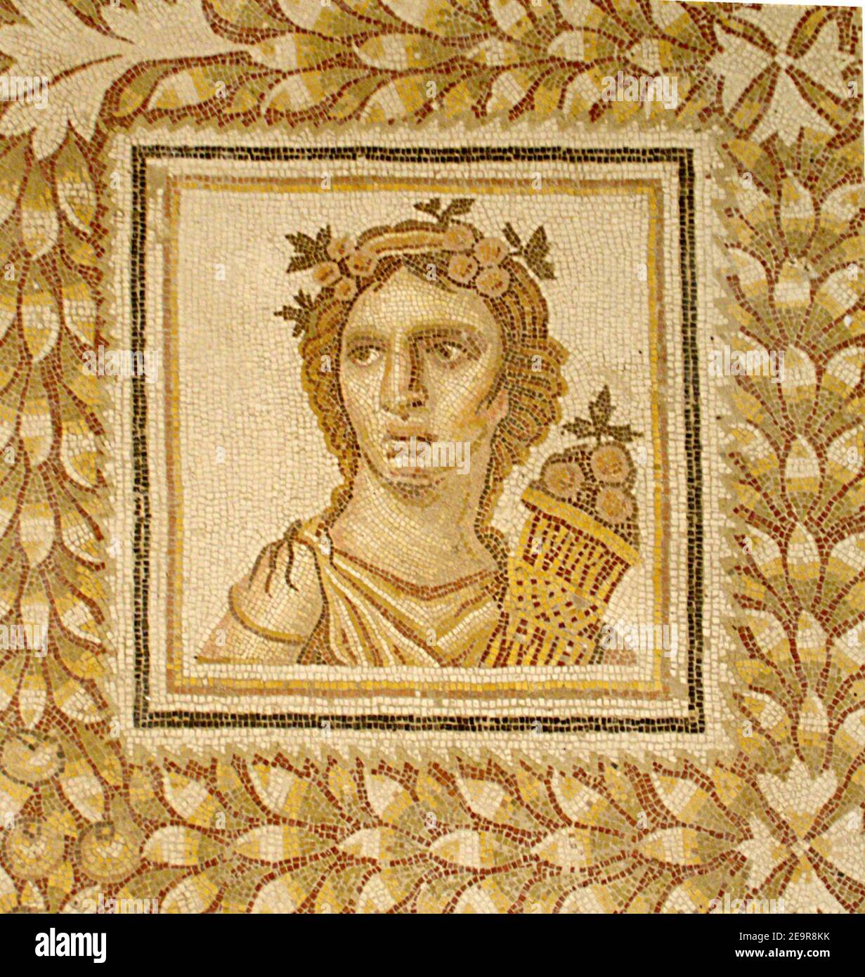 Mosaique au musée Stock Photo - Alamy