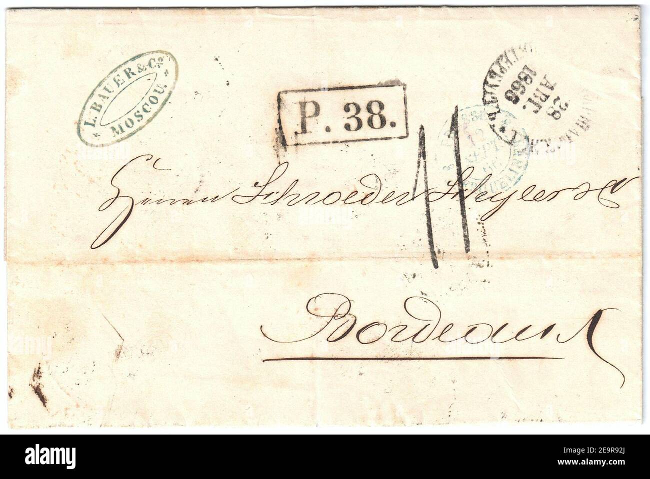 Moscow 1866 hi-res stock photography and images - Alamy