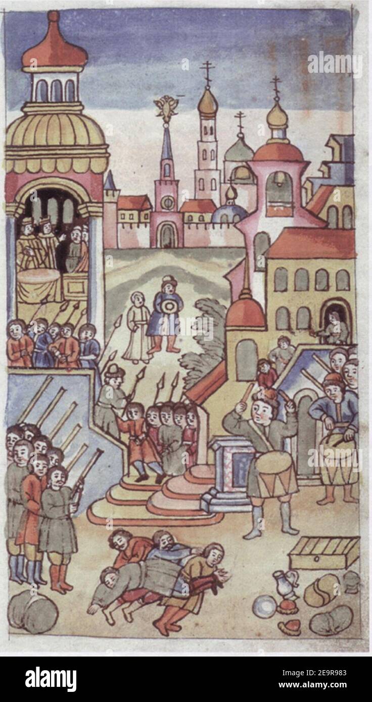 Moscow Uprising of 1682 b Stock Photo - Alamy