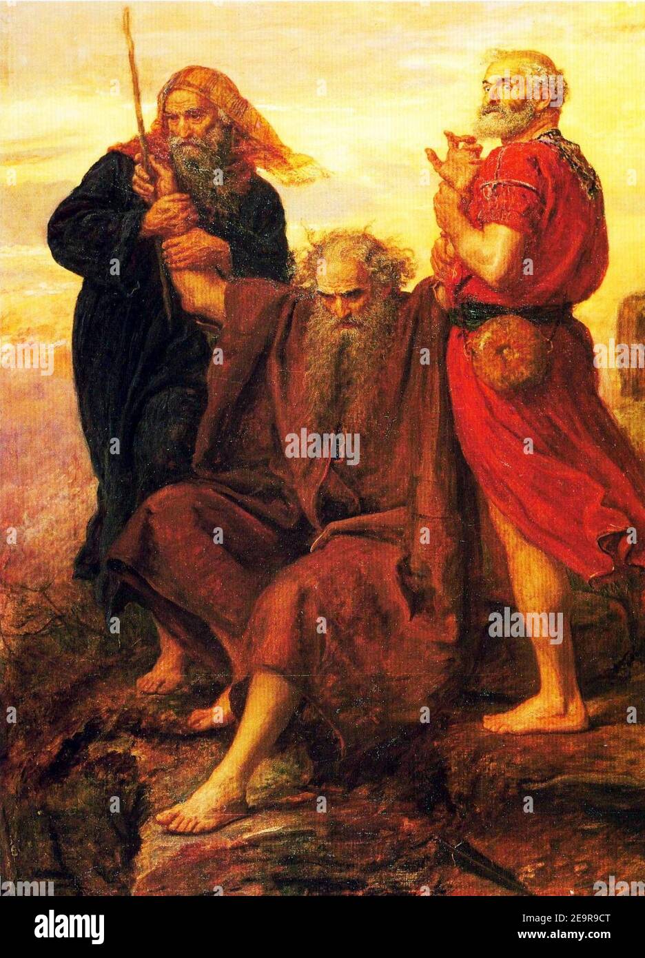 Mose Aaron Hur Stock Photo - Alamy