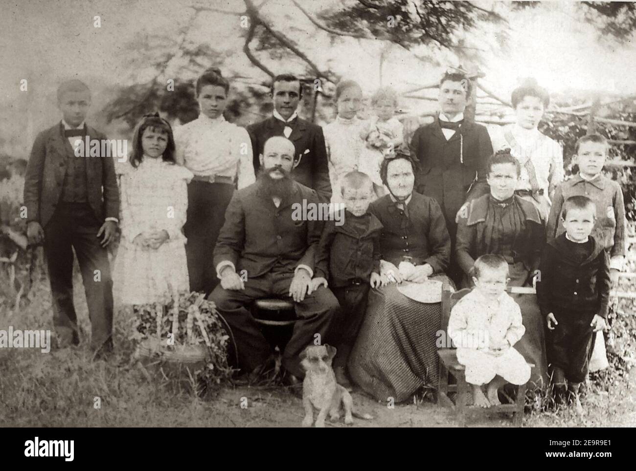 Mosè Bertoni family Stock Photo - Alamy