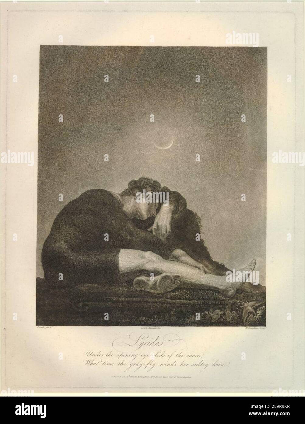 Moses Haughton Jr. - Lycidas, 1803 Stock Photo - Alamy