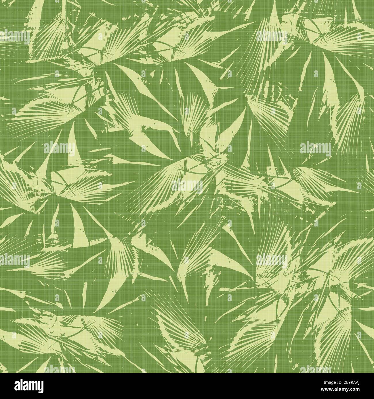 Bright line green tropical leaves seamless pattern Stock Photo - Alamy