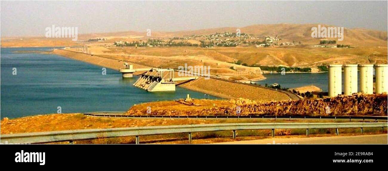 Mosul Dam USACE NWD Stock Photo - Alamy
