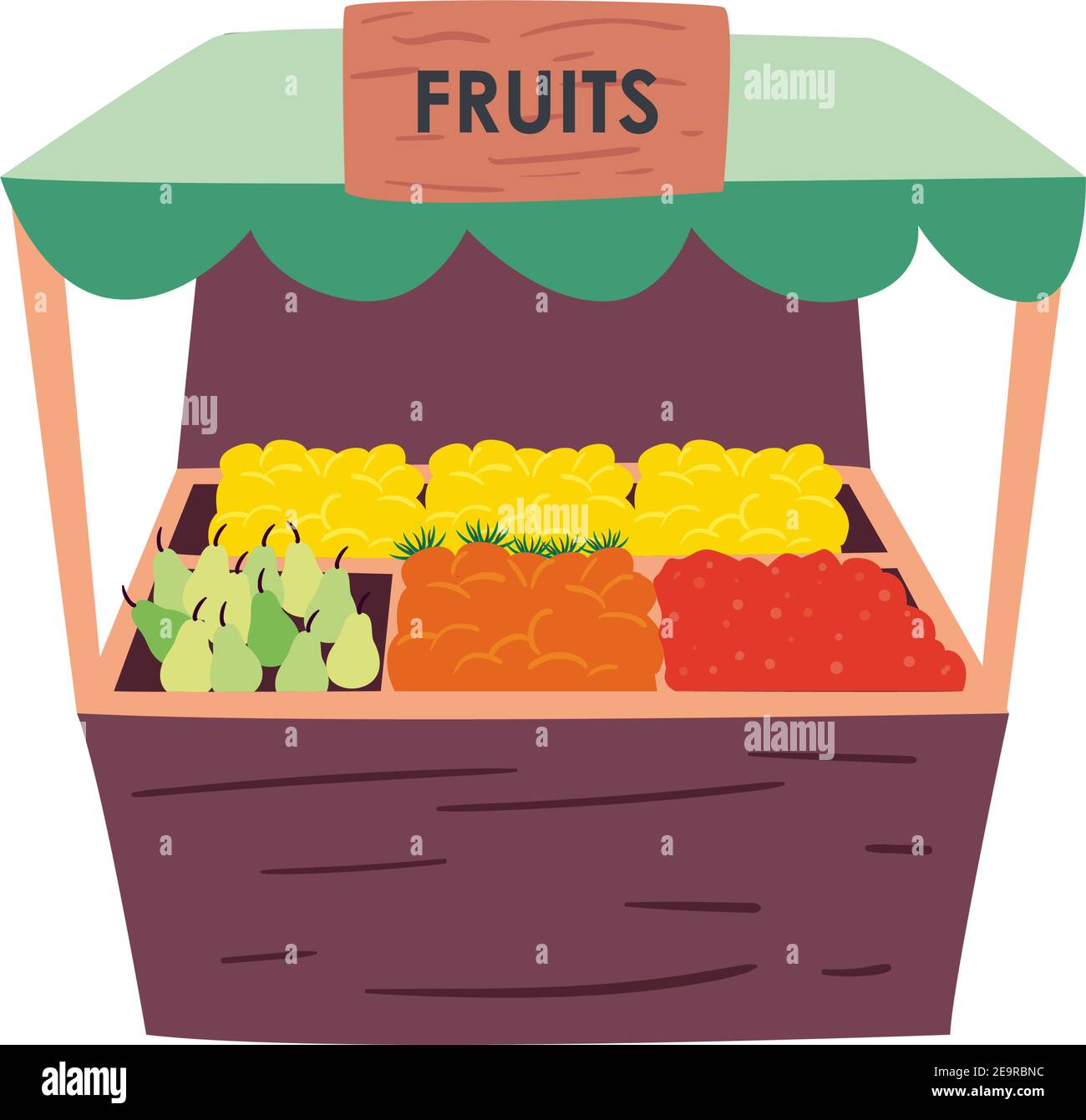 Commercial fruits image Stock Vector Images - Alamy