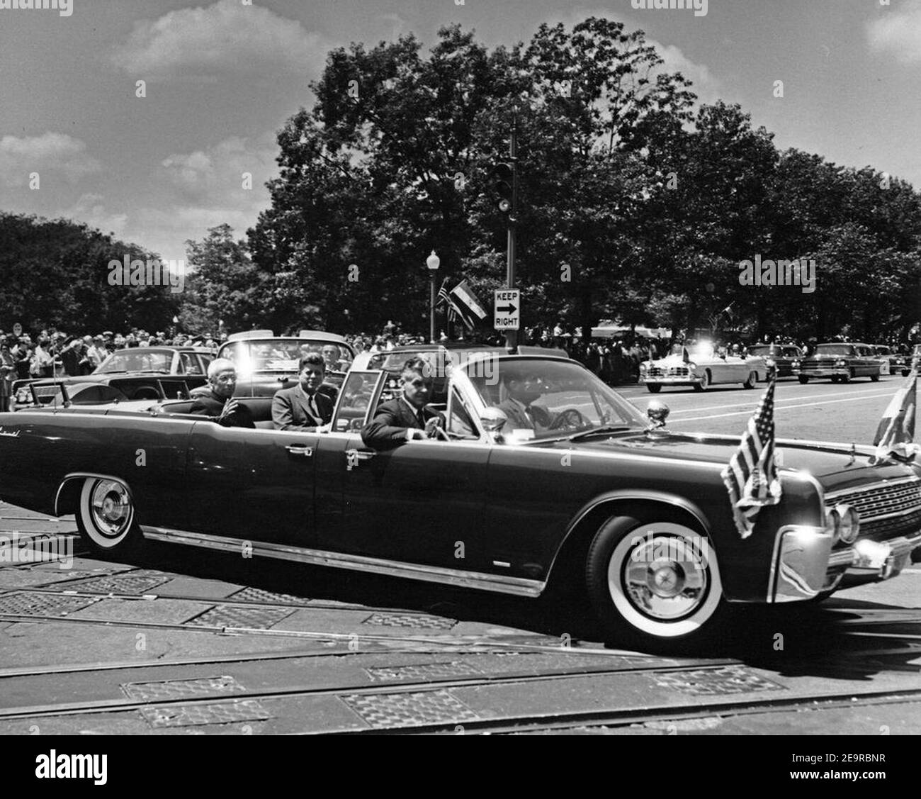 Motorcade for President Dr. Sarvepalli Radhakrishnan of India (3 Stock ...