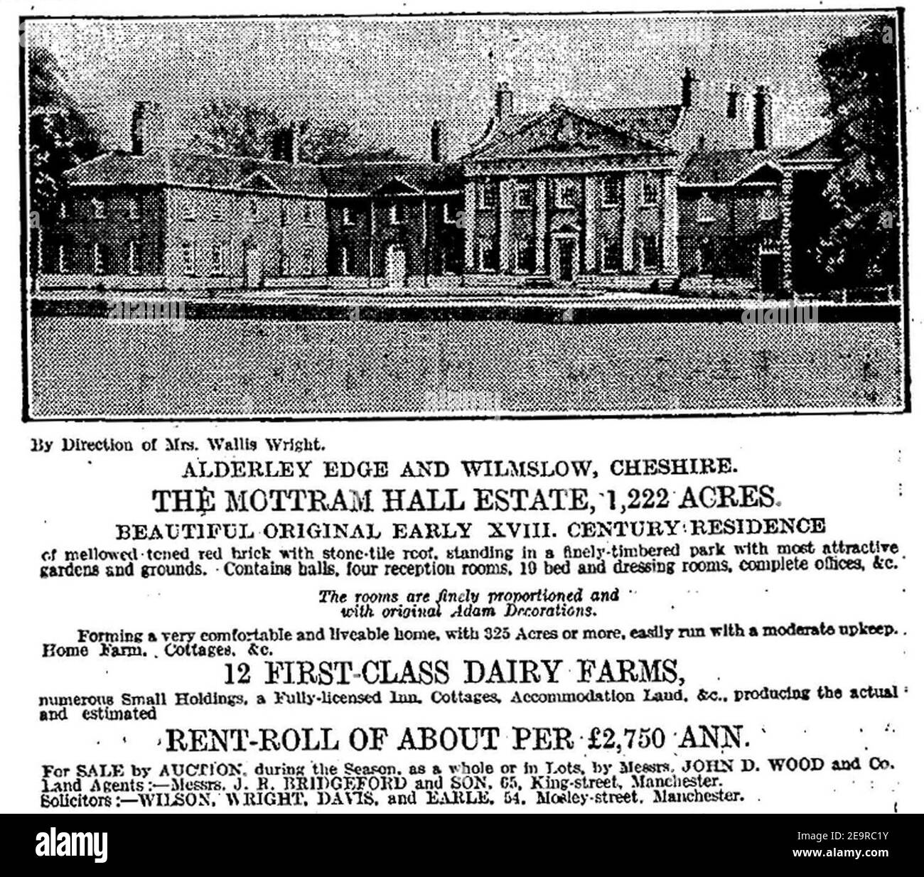 Mottram hall hi-res stock photography and images - Alamy