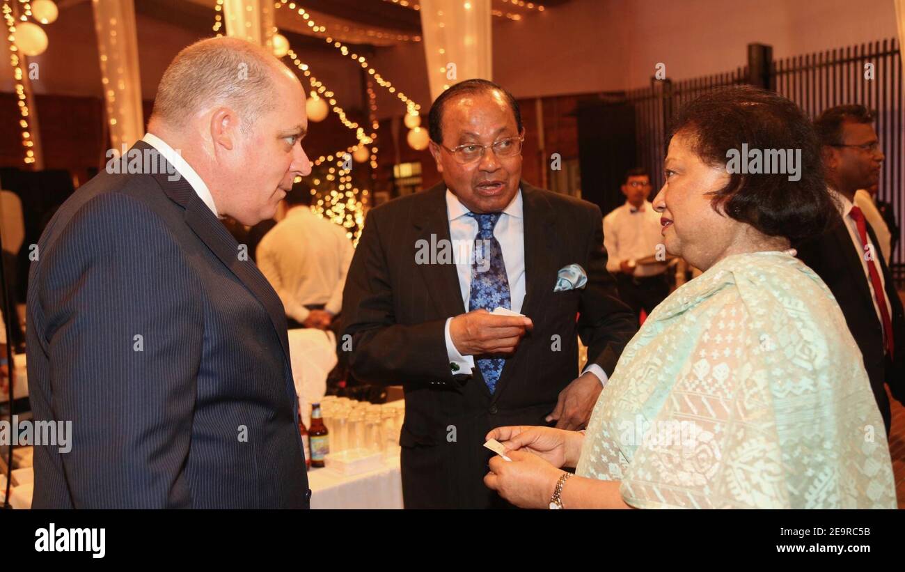 Moudud Ahmed at the U.S. Embassy in Dhaka E09A0182 Stock Photo - Alamy