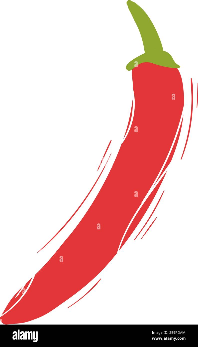 chilli vegetable design, food organic and healthy theme Vector ...