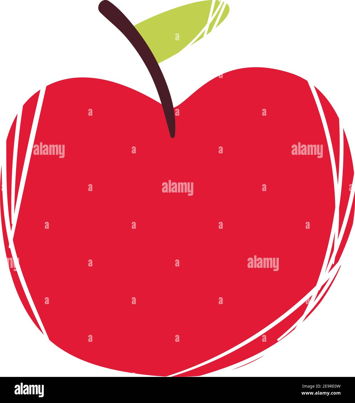 Apple fruit design of healthy organic food theme Vector illustration ...