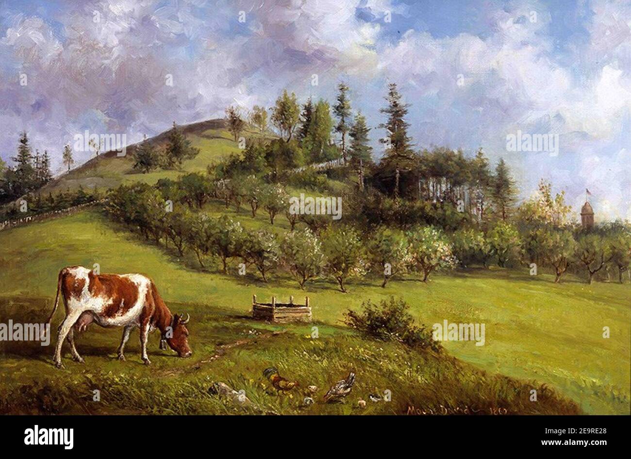 Mount David by Coombs-Delbert-Dana 1901 Stock Photo - Alamy