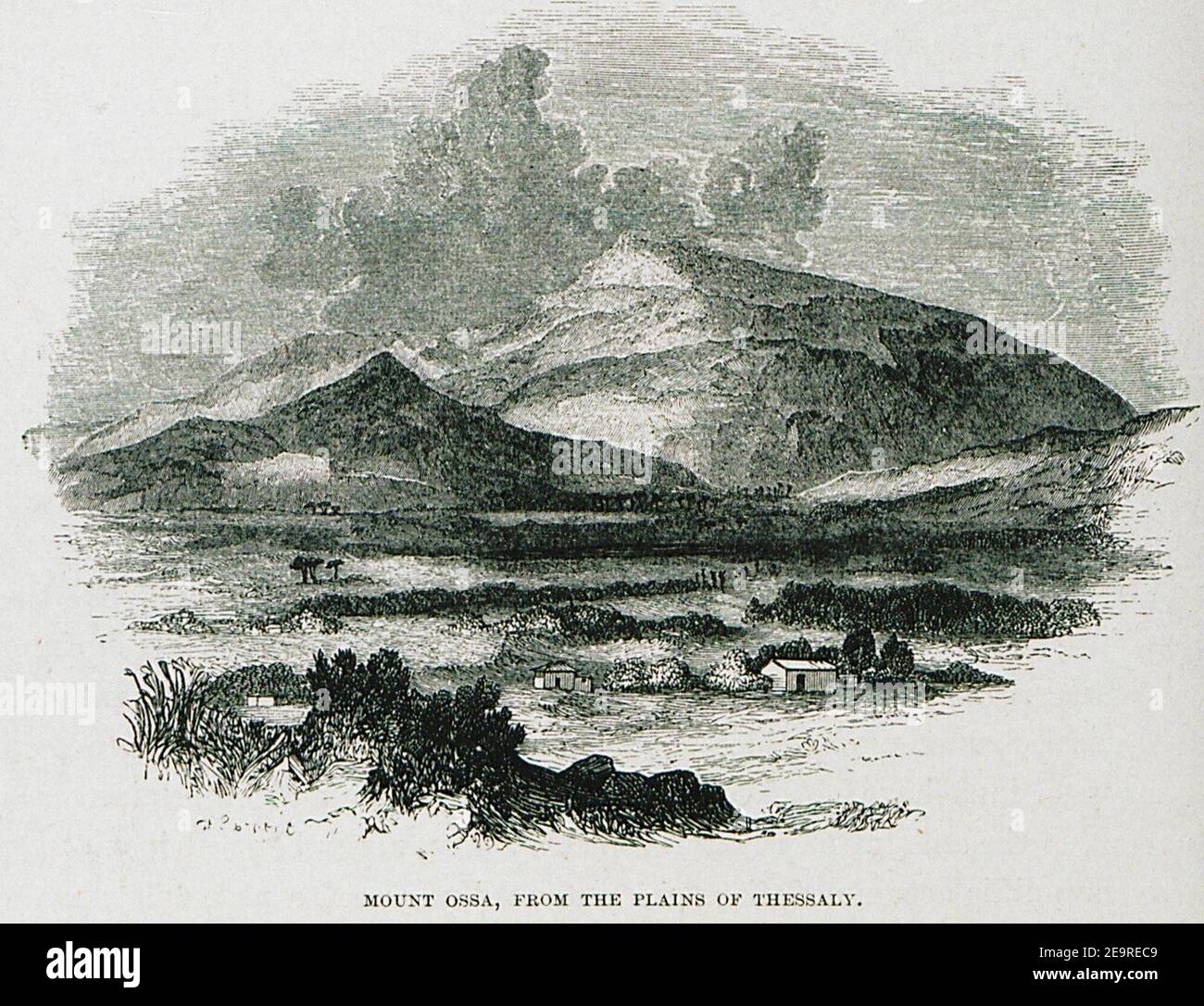 Mount Ossa, from the Plains of Thessaly - Wordsworth Christopher - 1882 ...