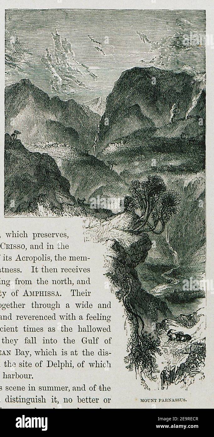 Mount Parnassus - Wordsworth Christopher - 1882 Stock Photo - Alamy