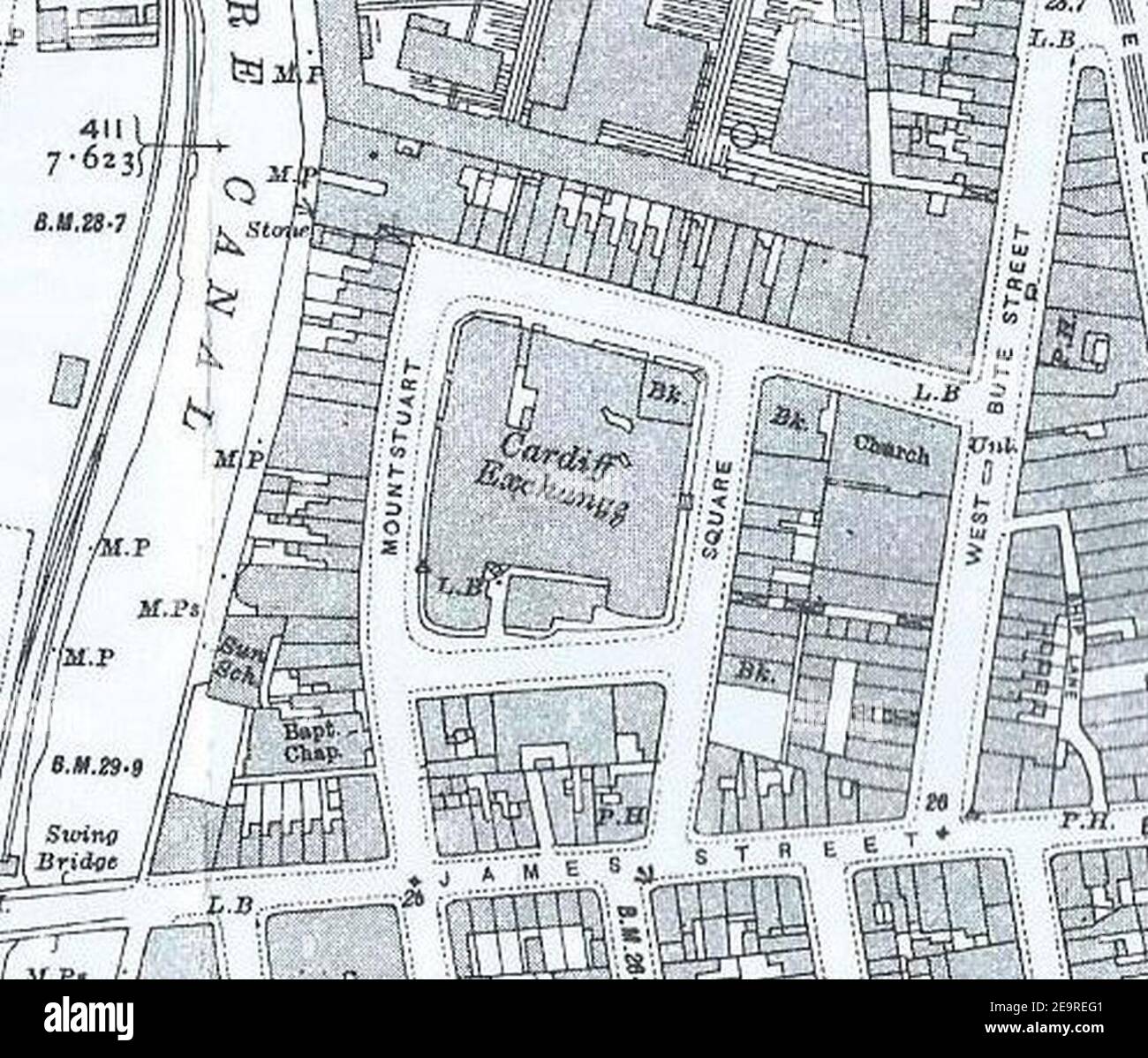 Mount Stuart Square 1920 Stock Photo - Alamy