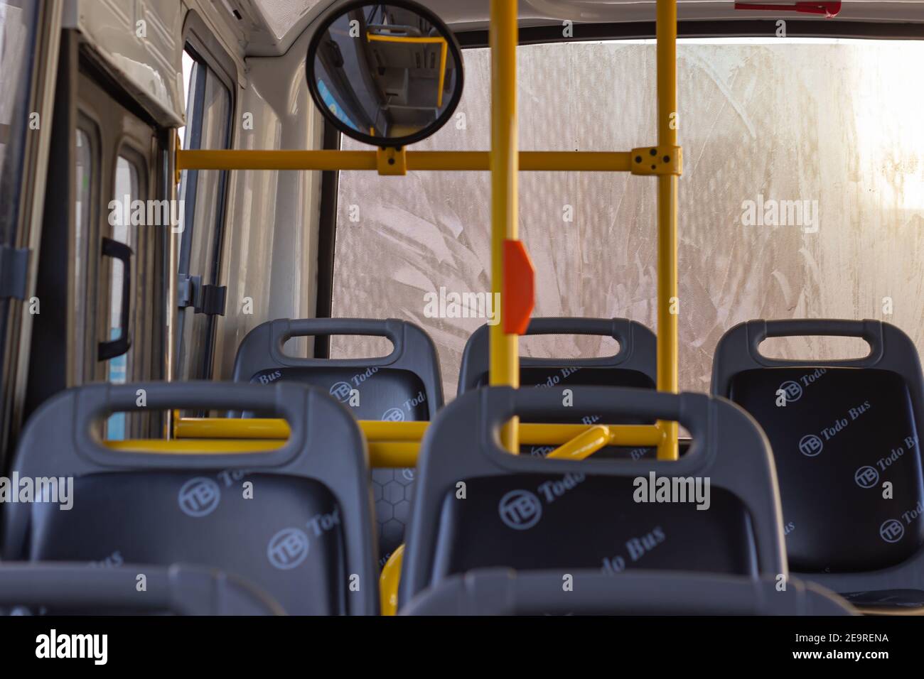 Bus without people during coronavirus Stock Photo - Alamy