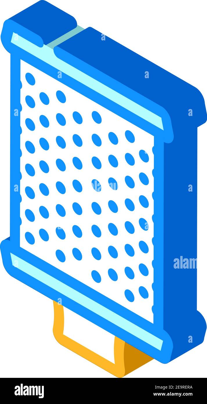 filter air cleaning machine part isometric icon vector illustration ...