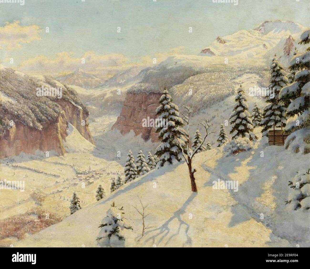 Mountain Slopes Boris Bessonov Stock Photo - Alamy