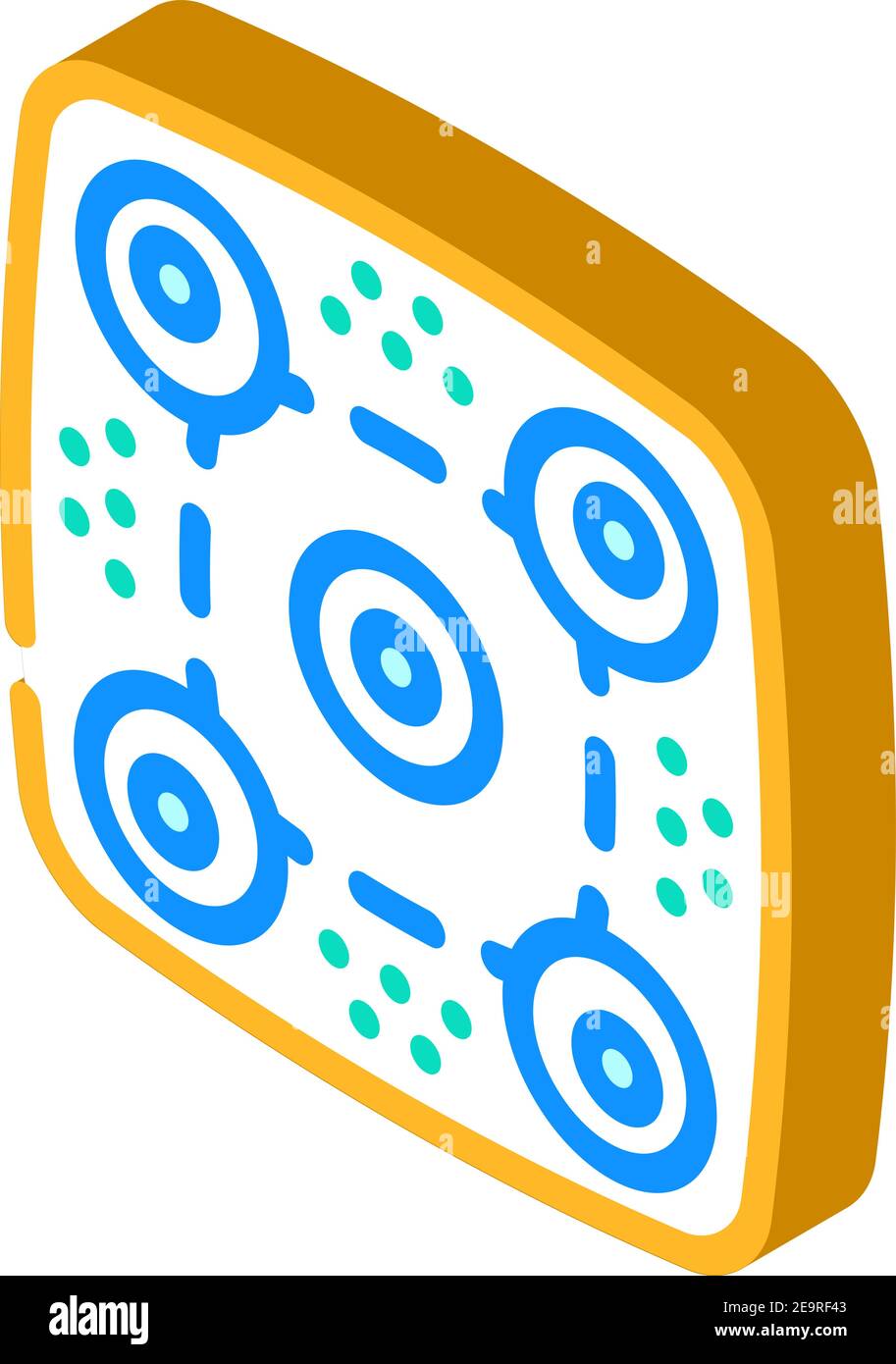 ceiling panoramic camera isometric icon vector illustration Stock ...