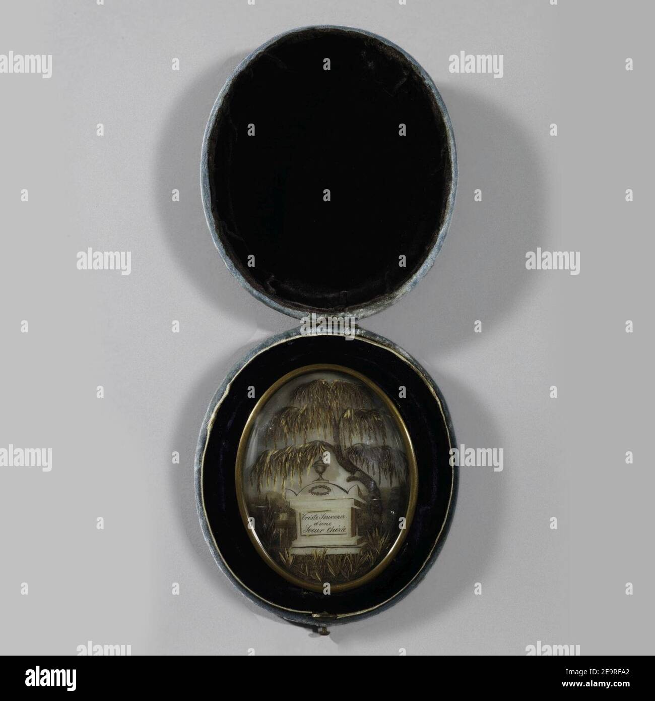 Mourning Picture (England), ca. 1810 Stock Photo - Alamy