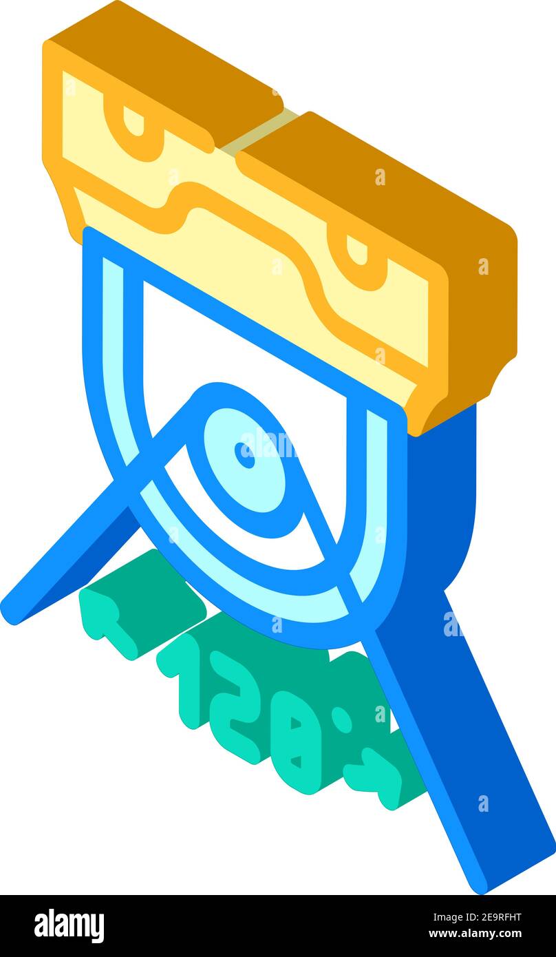 viewing angle camera isometric icon vector illustration Stock Vector ...