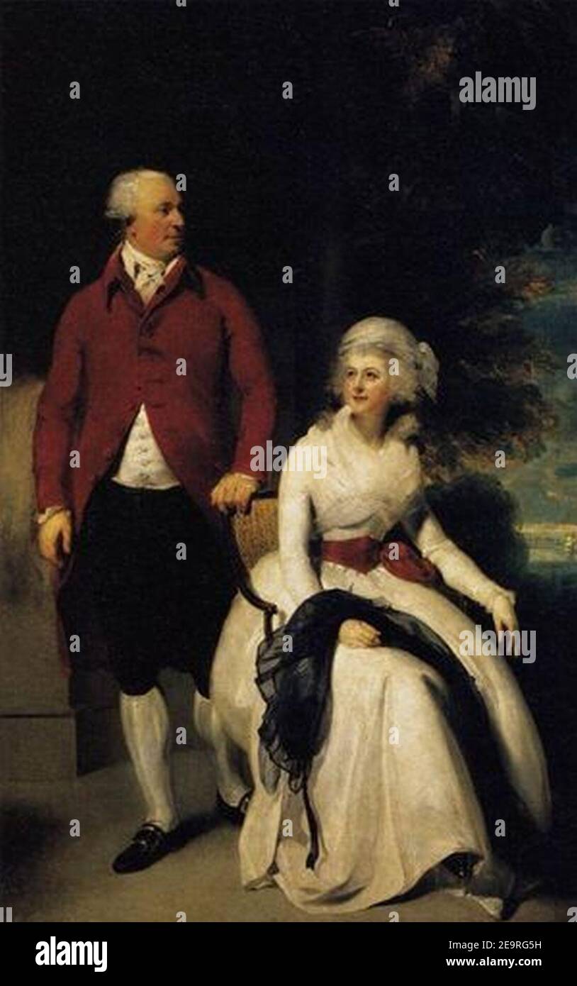 Mr and Mrs John Julius Angerstein Stock Photo - Alamy