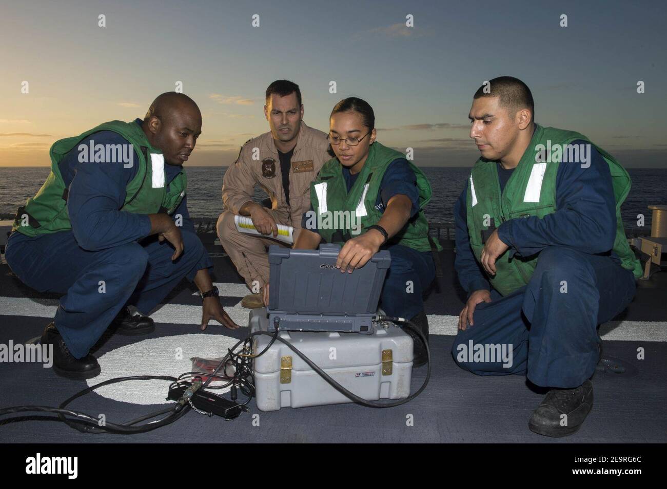 MQ-8B Fire Scout unmanned autonomous helicopter aboard the littoral ...