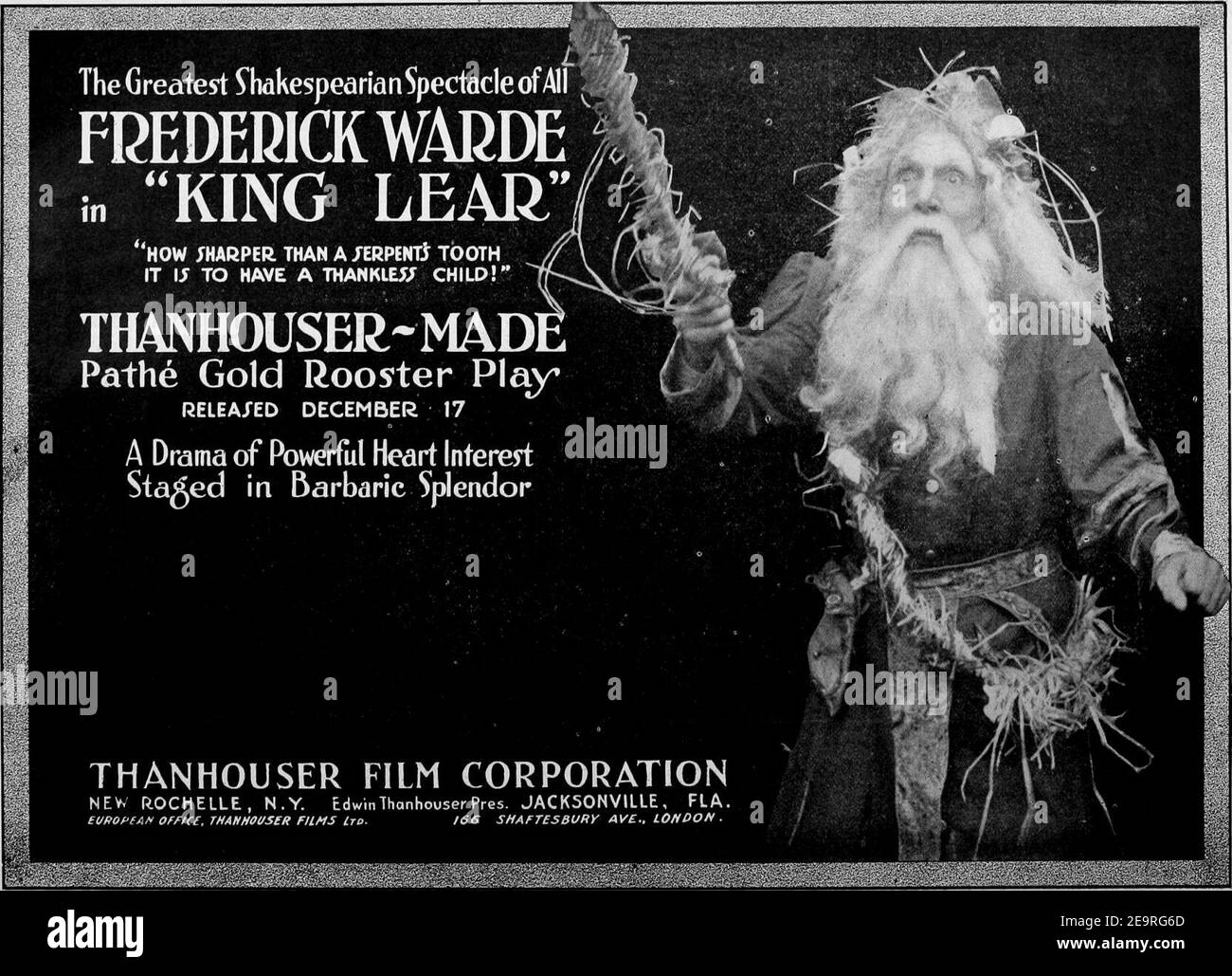 King lear poster hi-res stock photography and images - Alamy