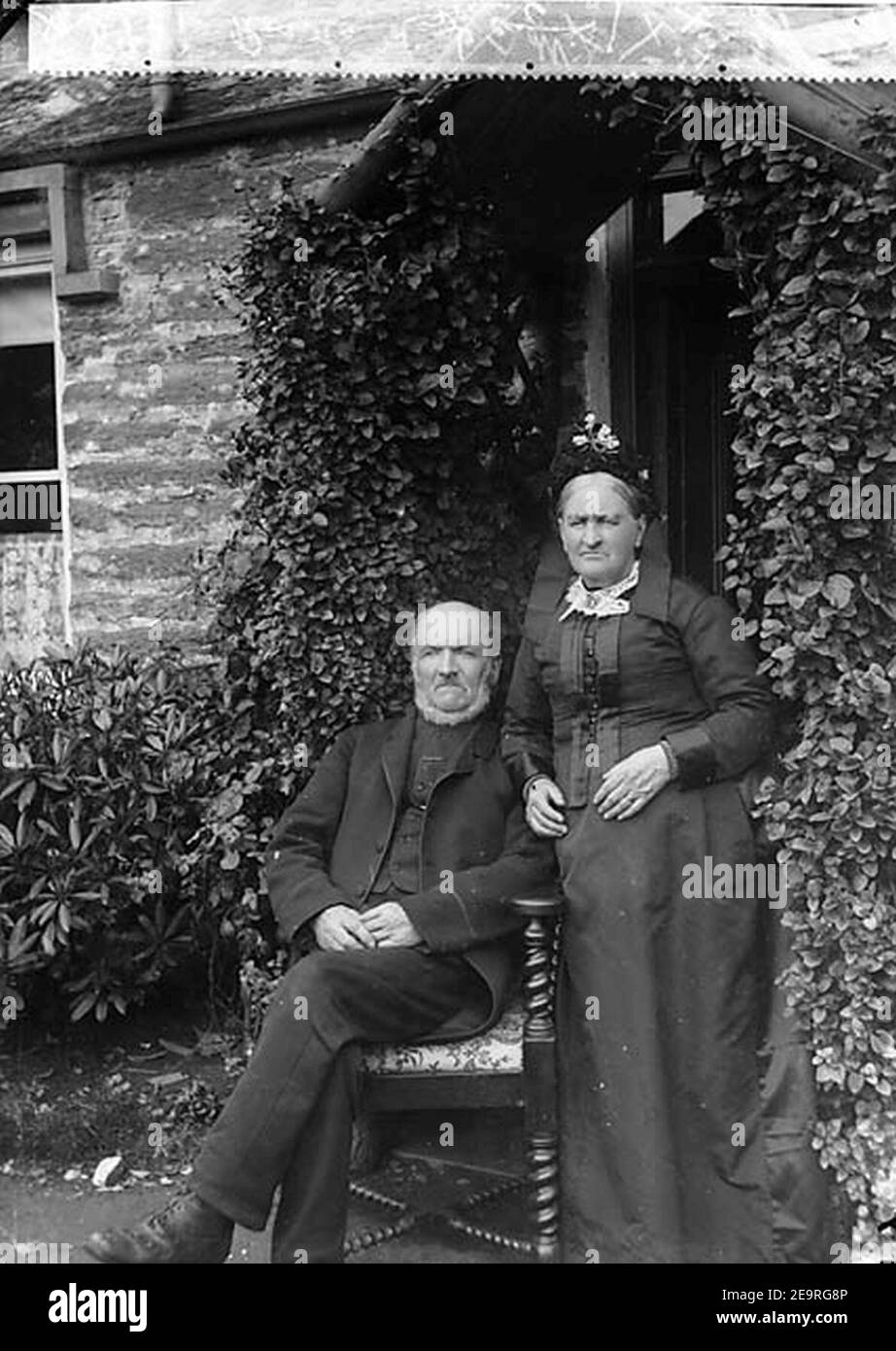 Mr and Mrs Rowlands, Pennal Stock Photo - Alamy