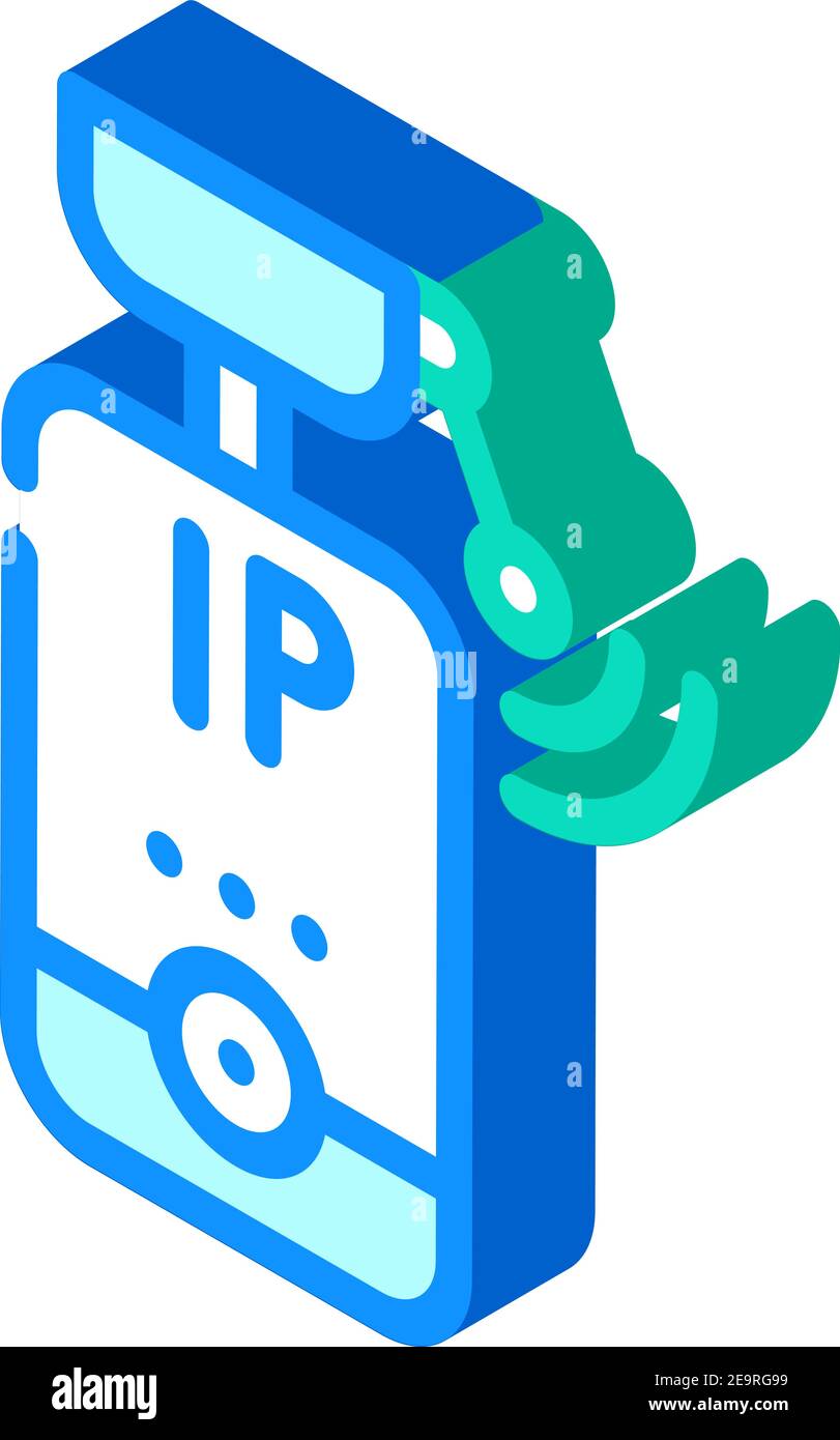 ip camera isometric icon vector illustration color Stock Vector Image ...