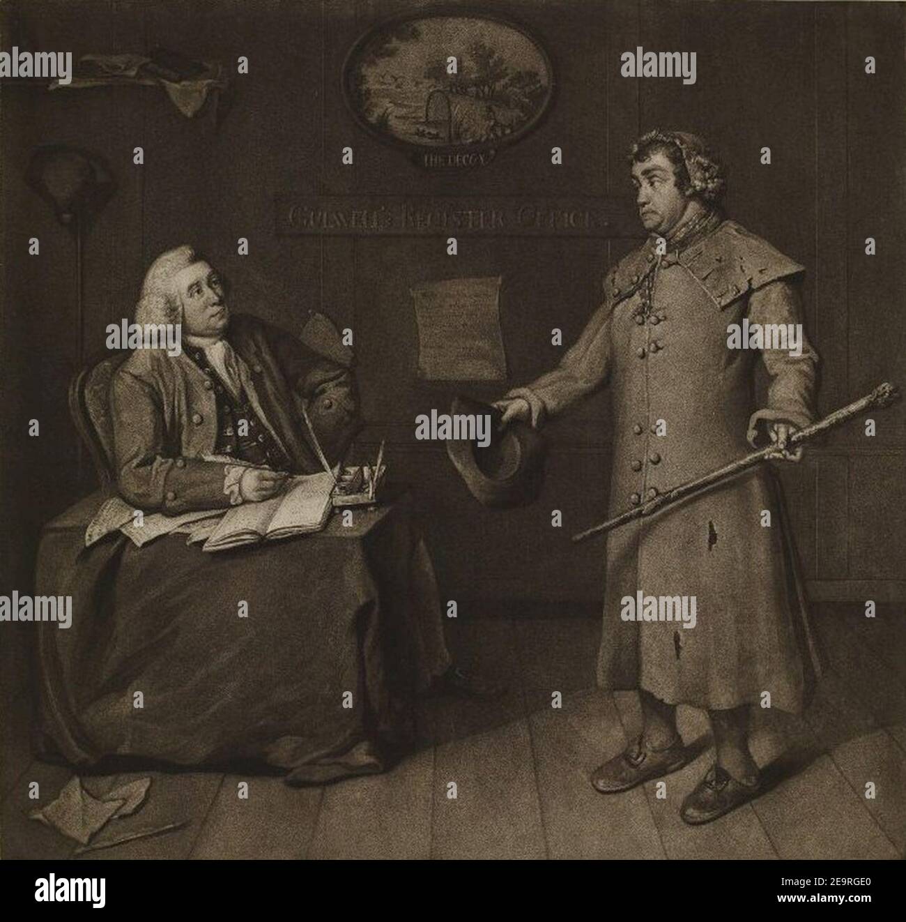 Mr Moody and Mr Packer in the farce of the Register Office Saunders ...