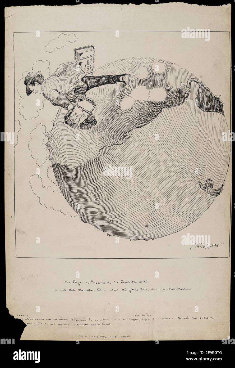 Mr. Bryan is preparing to go round the world; He will tell the other ...