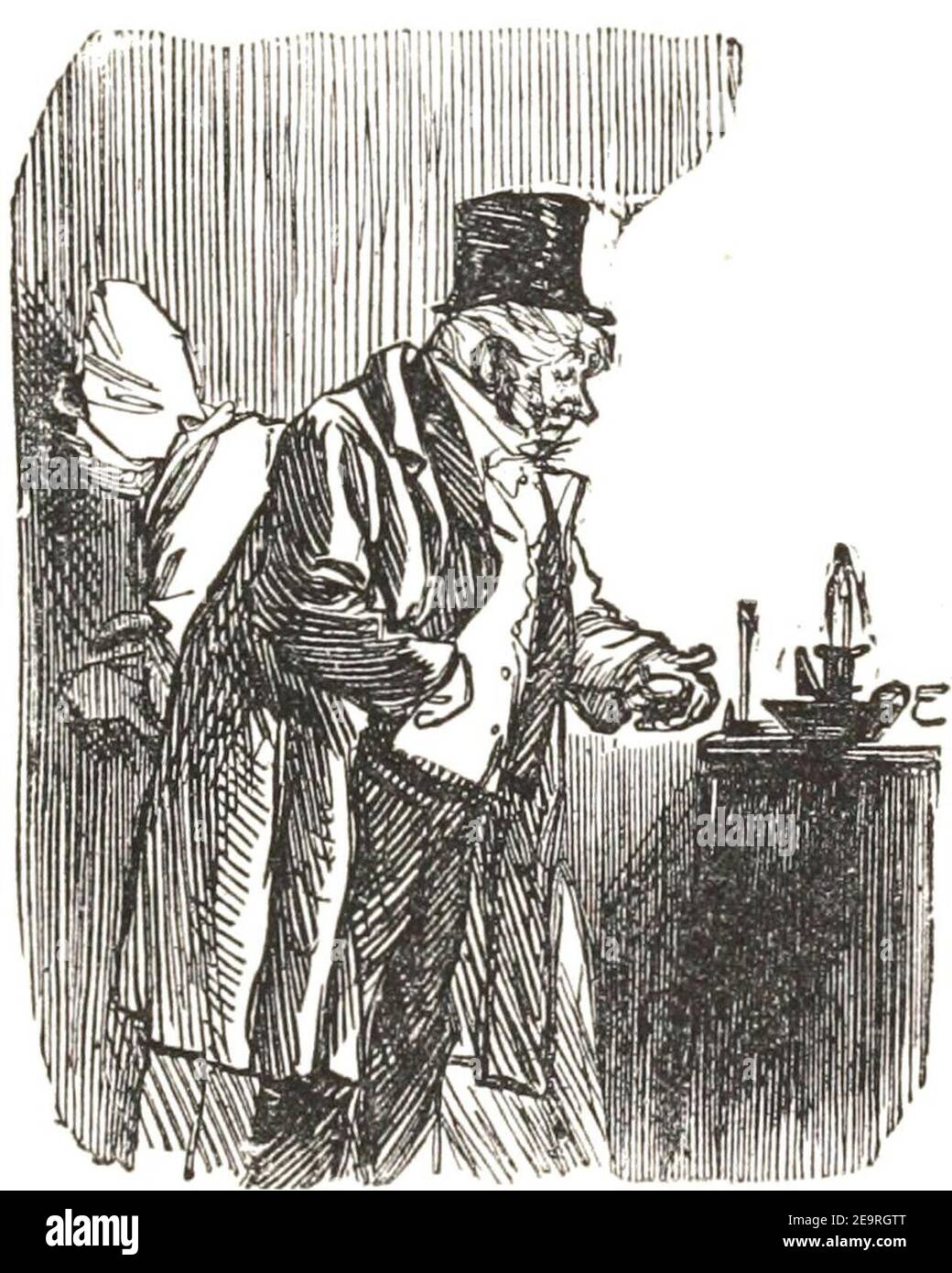 Mr. Caudle brings home the wrong hat Stock Photo - Alamy